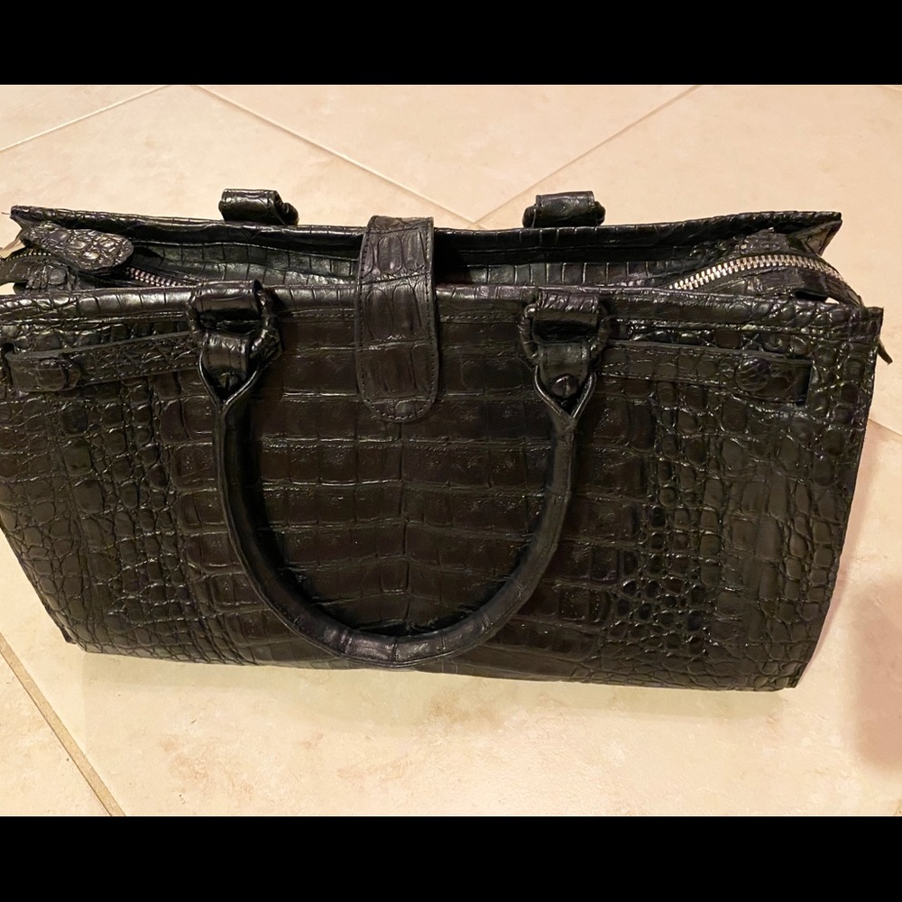 alligator doctor bag - Gem